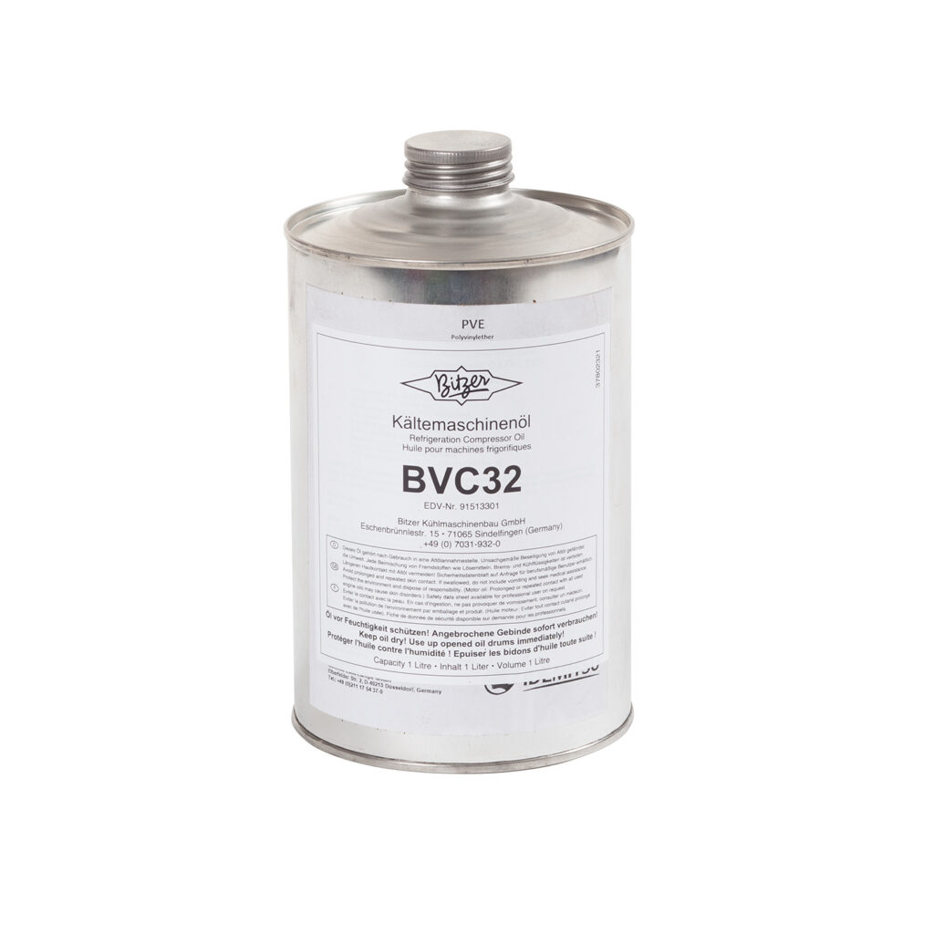 Bitzer BVC32 - PVE: Polyvinylether oil - Climalife