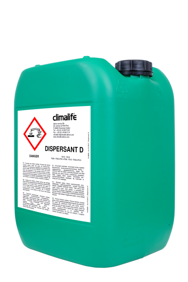 Dispersant D: Internal cleaning of HTF circuits - Climalife